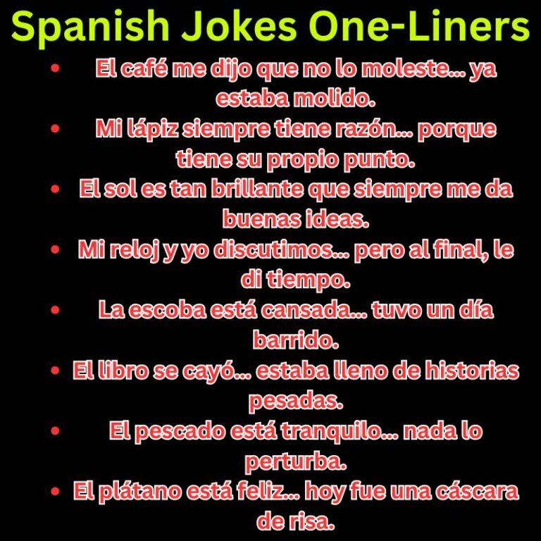 350+ Funny Spanish Jokes, Puns and one Liners 2026