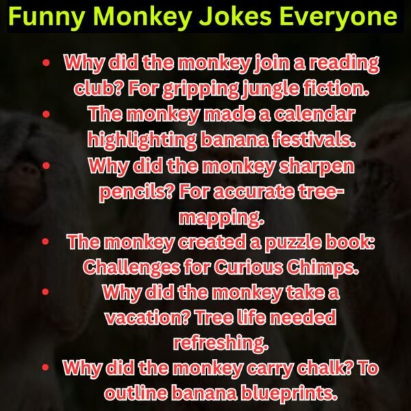 550+ Best Monkey Jokes Perfect for Any Fun Moment 2026