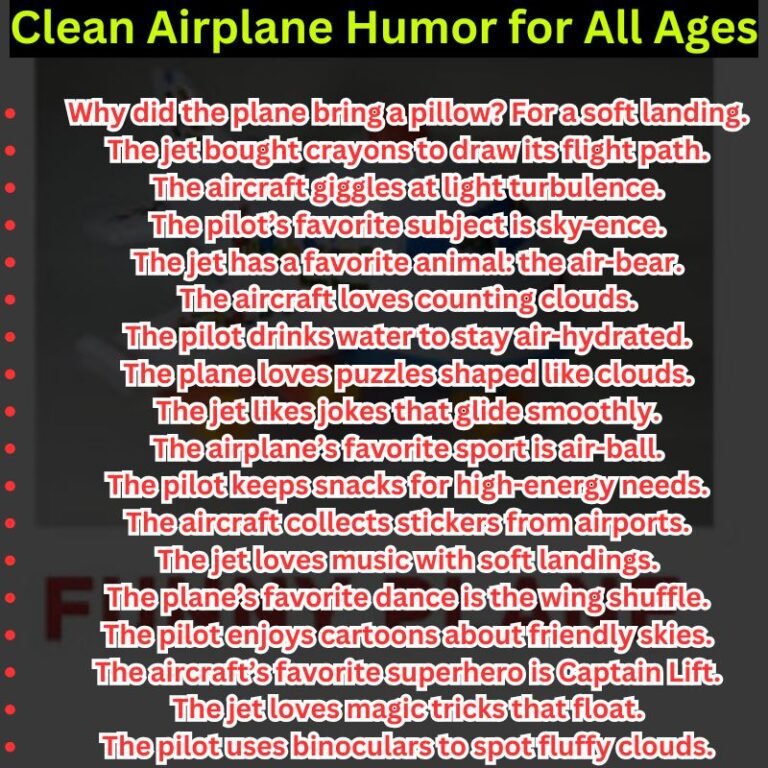 400+ Funny Airplane Jokes Perfect for Social Media 2026